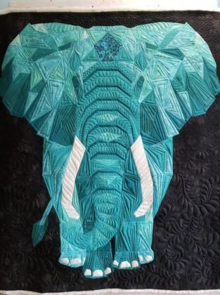The Elephant Abstractions Quilt – A Creative and Free Quilting Pattern ...