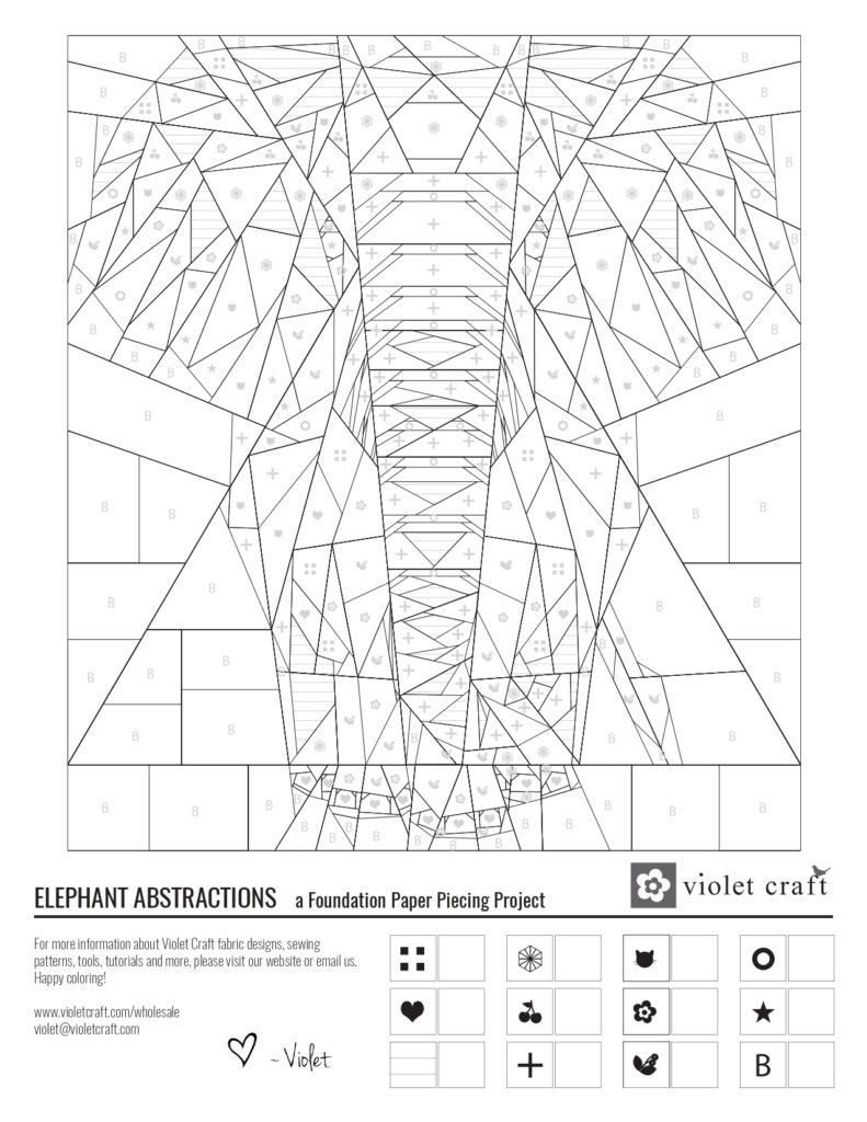 The Elephant Abstractions Quilt – A Creative and Free Quilting Pattern ...