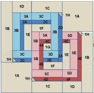 3D Quilts – Free Pattern – All free – Crafts for love