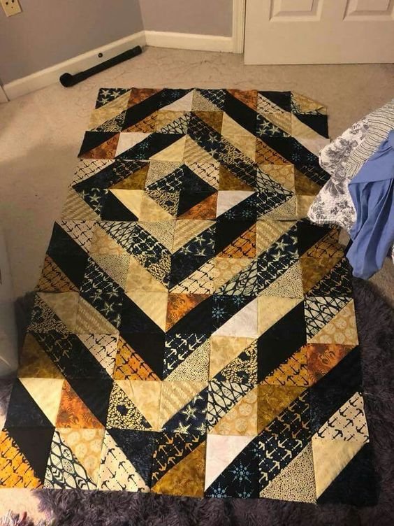 Radiant Quilt Pattern – Tutorial – All free – Crafts for love