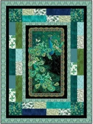 The Peacock Quilt Pattern – Tutorial – All free – Crafts for love
