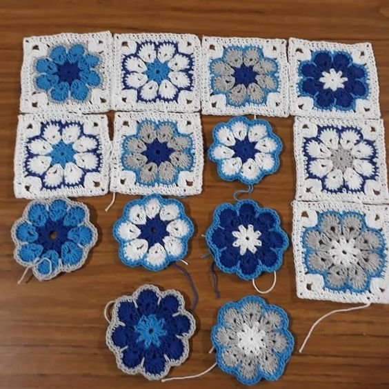 African Flower Crochet – Tutorial – All free – Crafts for love