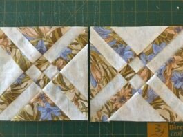 Anita’s Arrowhead Block – Tutorial – All free – Crafts for love
