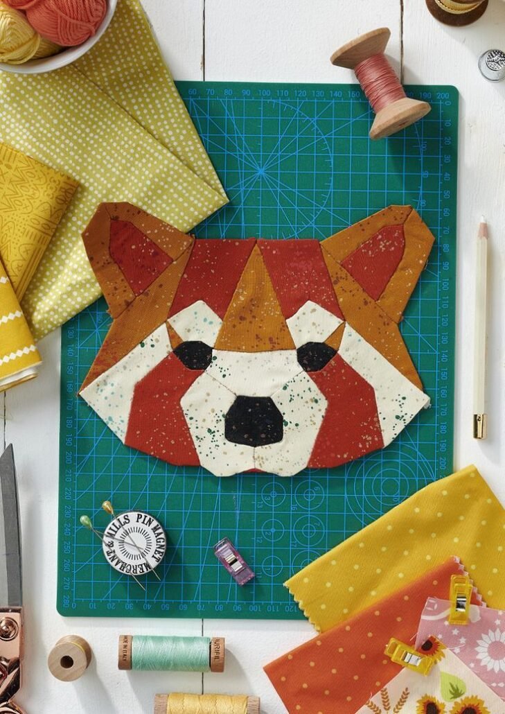 Red Panda Block – TUTORIAL | All free - Crafts for love