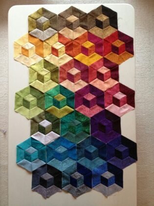 3D Quilt Block Pattern – All free – Crafts for love