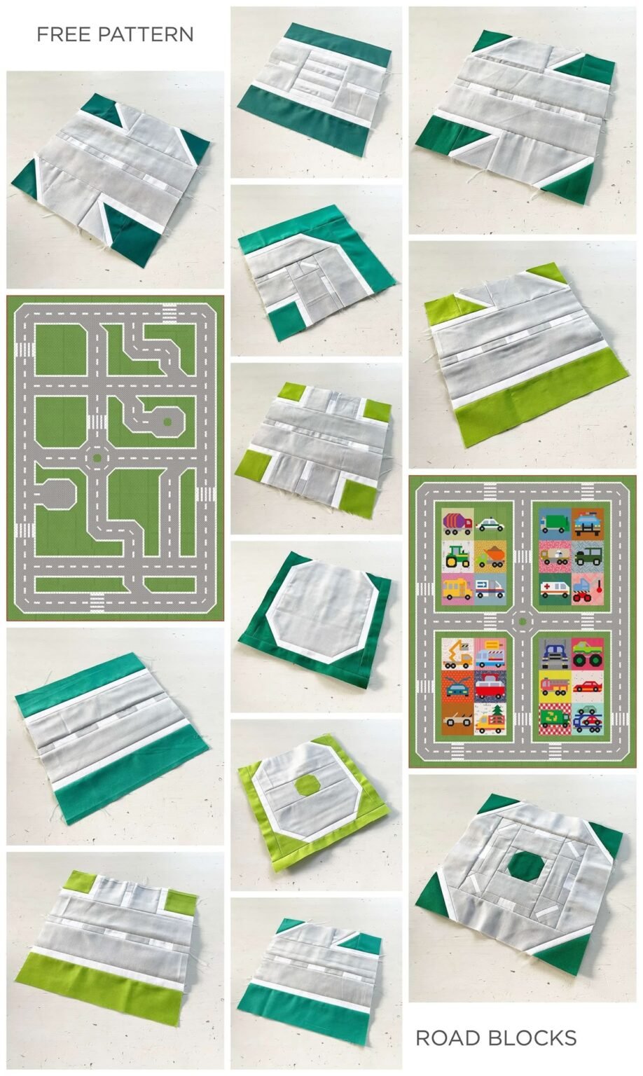 Road Block – TUTORIAL – All free – Crafts for love