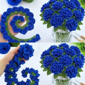 Crochet Flowers for Beginners – All free – Crafts for love